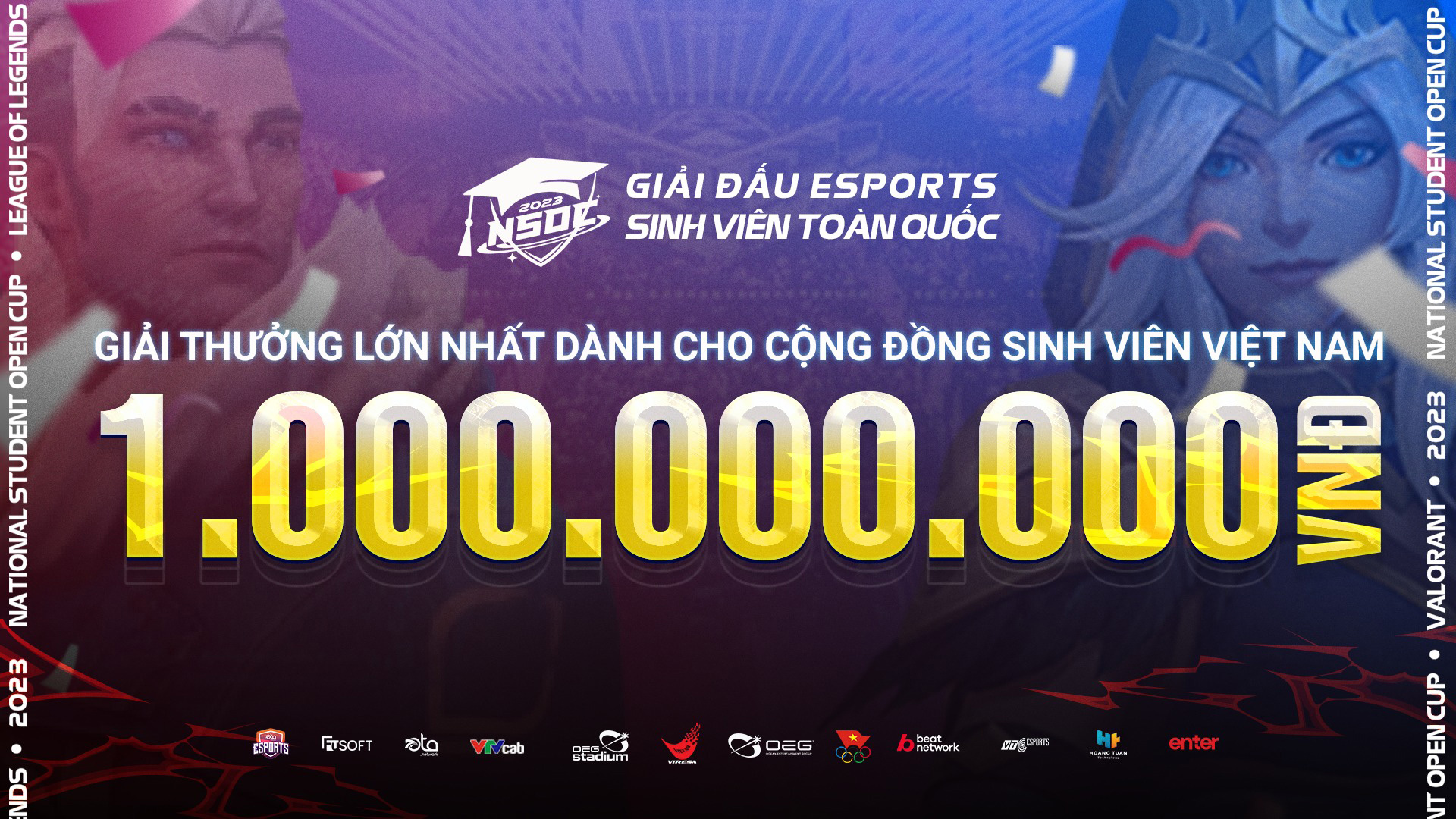 Giải đấu Thể thao điện tử Sinh viên Toàn quốc NSOC 2023 chính thức mở đăng ký