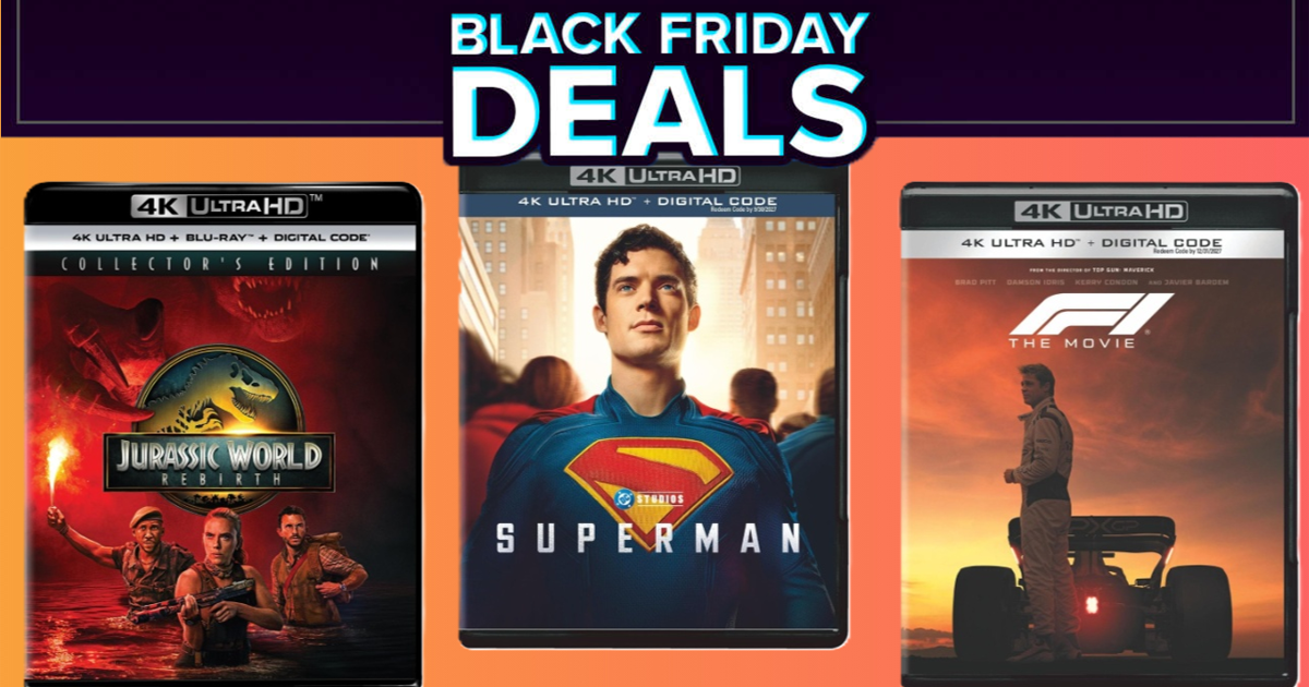 Các bản 4K Blu-ray của Superman, F1 và Jurassic World Rebirth được bán ...
