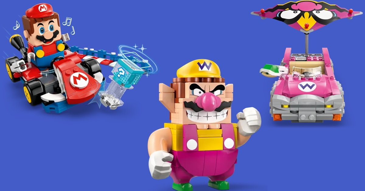 Bộ Lego Mario Kart Starter cùng mô hình Wario vừa có lần đầu được giảm giá